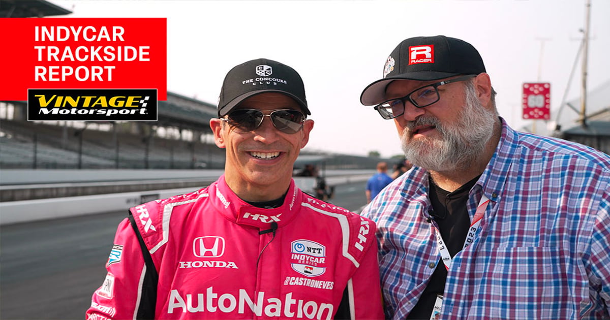 Thursday May 18 at the Indy 500 with Castroneves and Enerson | RACER