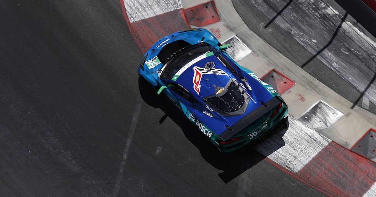 Wickens tops GTD in IMSA's second Long Beach practice session | RACER