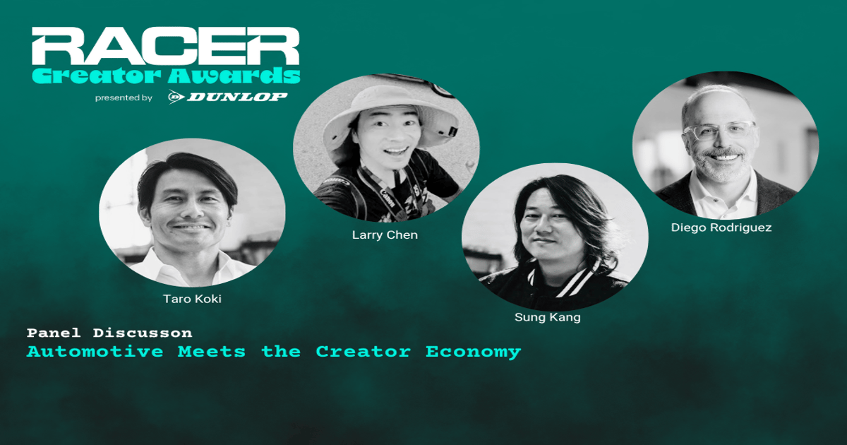 RACER Creator Awards Presented by Dunlop announces panel: “Automotive ...
