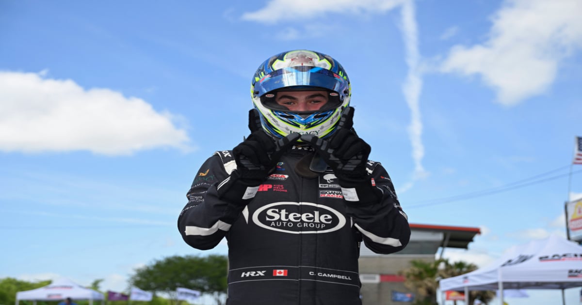 Campbell completes weekend sweep, takes F4 U.S. Race 3 victory at NOLA ...