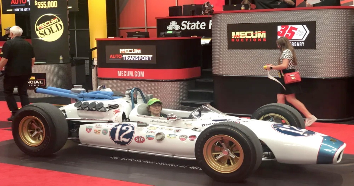 Andretti’s ’65 Brawner Hawk sells for a record $2.2m at Mecum Indy | RACER