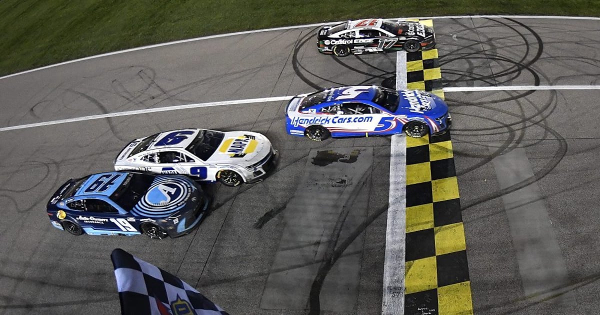 NASCAR explains record-breaking Kansas finish | RACER