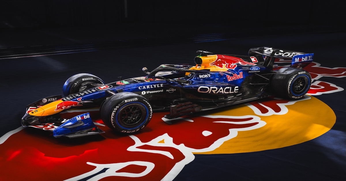 Red Bull and Racing Bulls liveries unveiled alongside Ford in Detroit ...