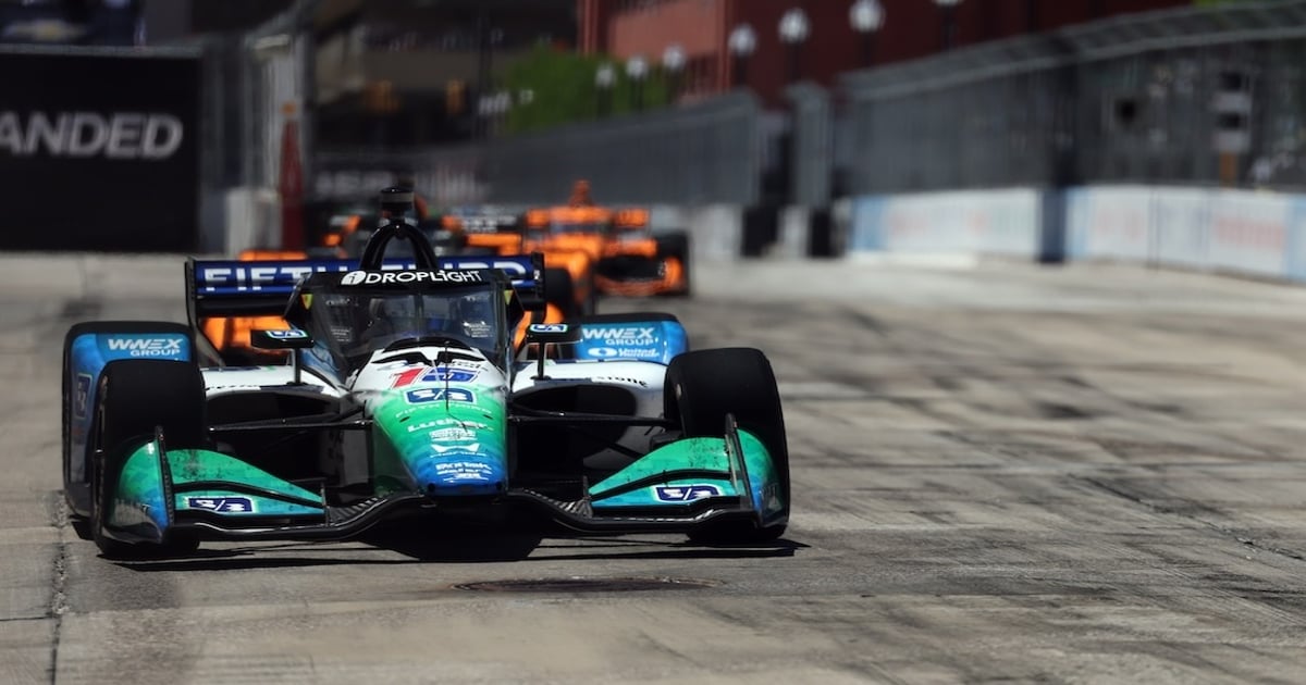 Rahal's run of third-place finishes continues with Detroit podium | RACER