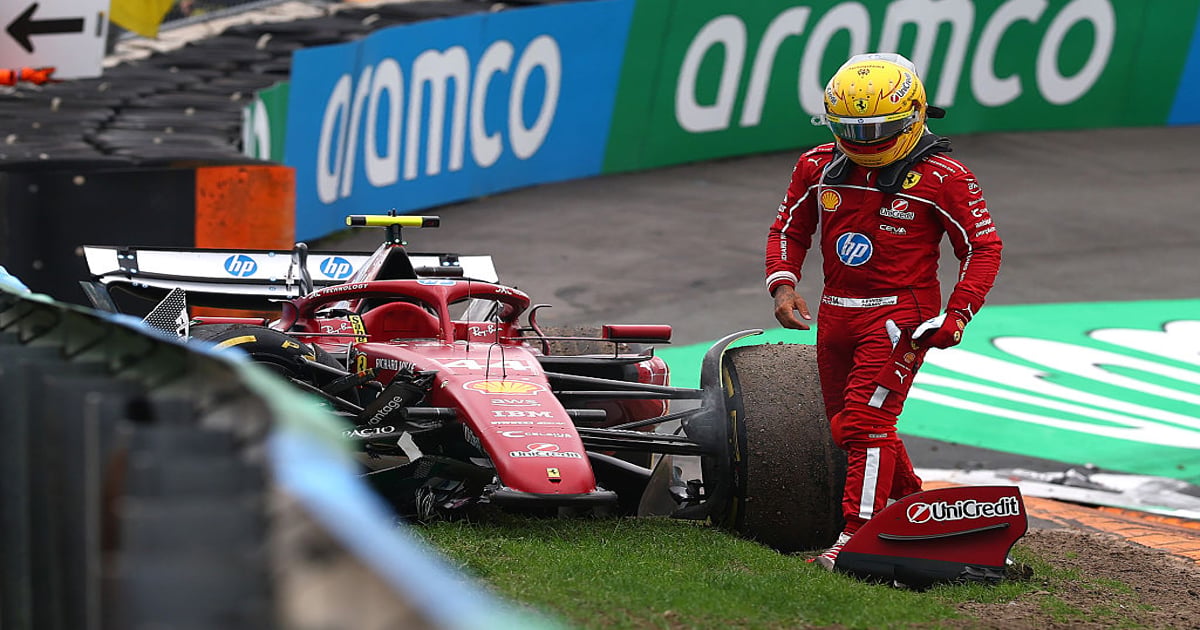 Zandvoort crash 'painful' after progress – Hamilton | RACER