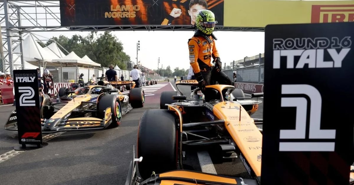 Norris leads McLaren front row lockout at Monza | RACER