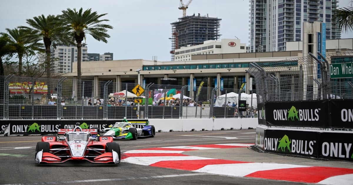 McLaughlin sets the benchmark in opening IndyCar practice at St ...