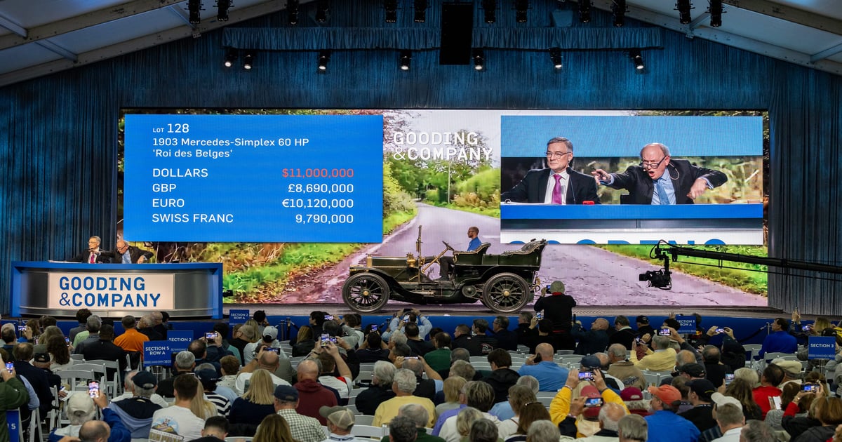 1903 Mercedes-Simplex tops $12M at Gooding & Company's Amelia Island ...