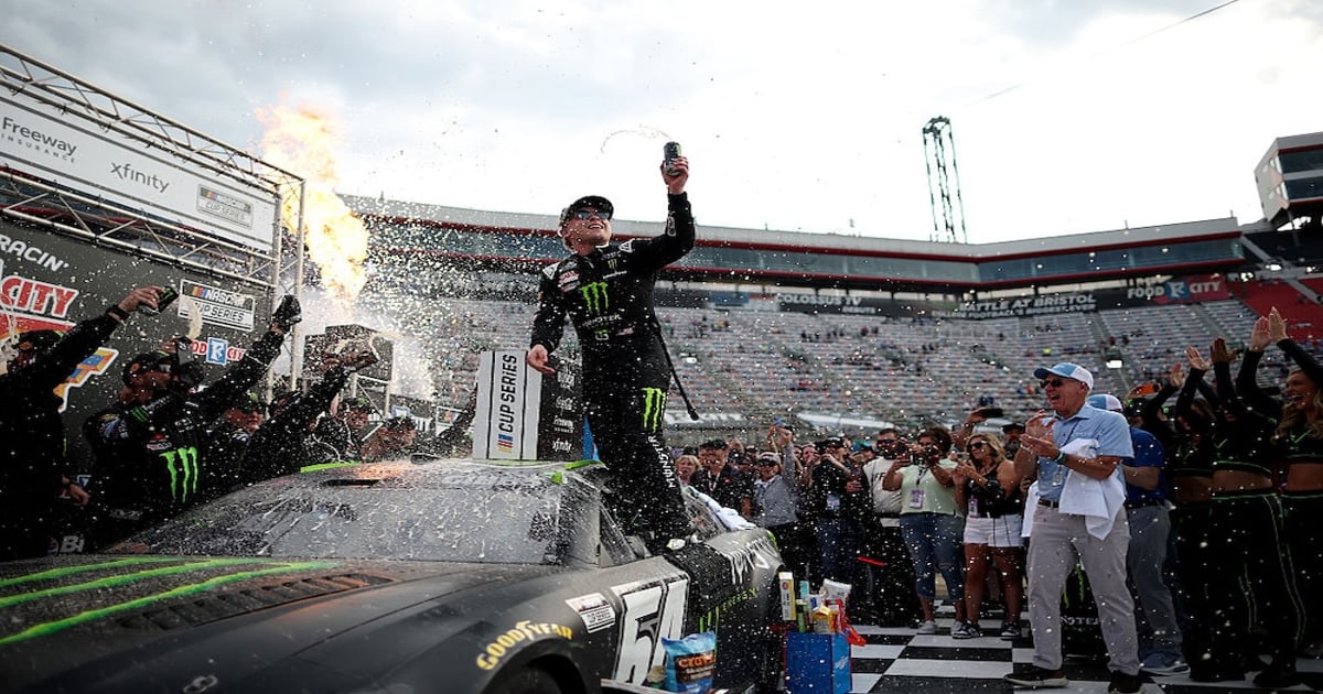 Late-race strategy at Bristol propels Gibbs to first Cup Series win | RACER