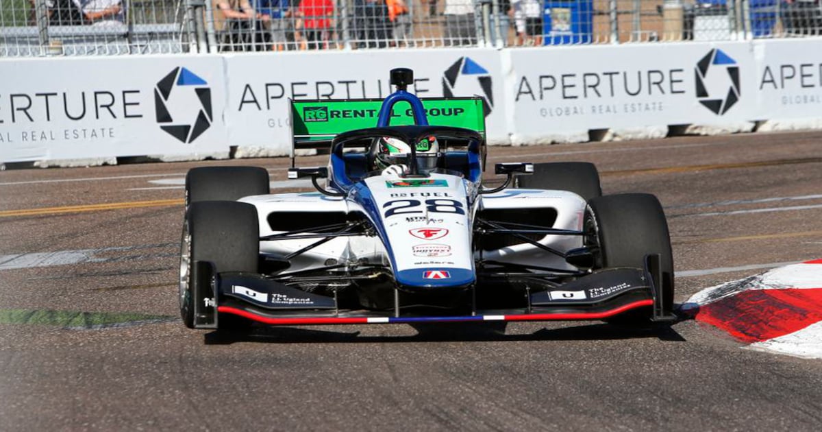 Hauger opens Indy NXT career in style with strong St. Pete pole | RACER