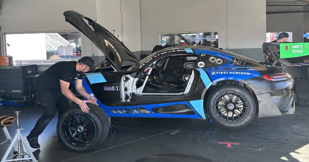 Winward in a thrash to get backup car ready for Rolex 24 | RACER