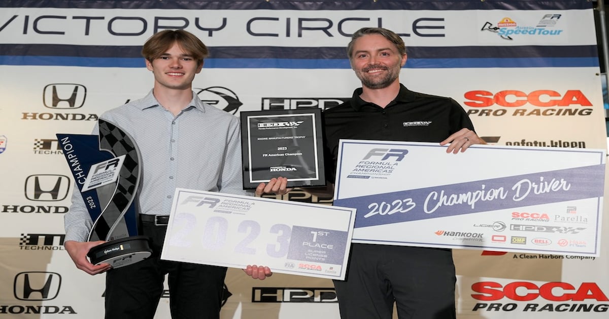 Hedge crowned FR Americas champion at Awards Celebration | RACER
