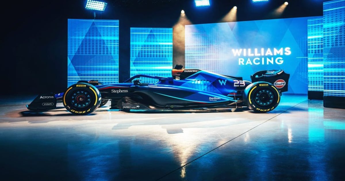 Williams announces Gulf partnership, shows off updated livery | RACER