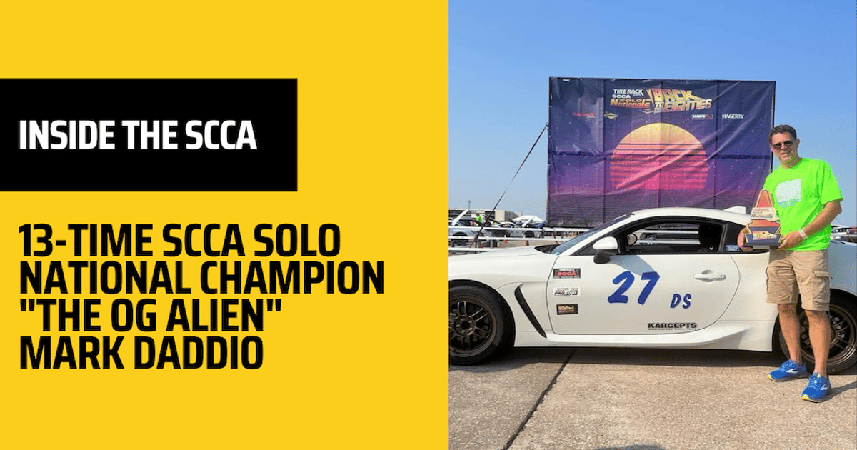 Inside the SCCA with 13-time Solo champ Mark Daddio | RACER
