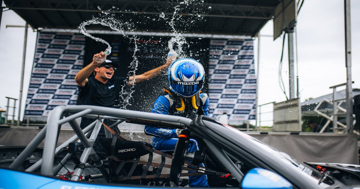 Fletcher crowned VIR king with fourth Virginian MX-5 Cup win in a row ...