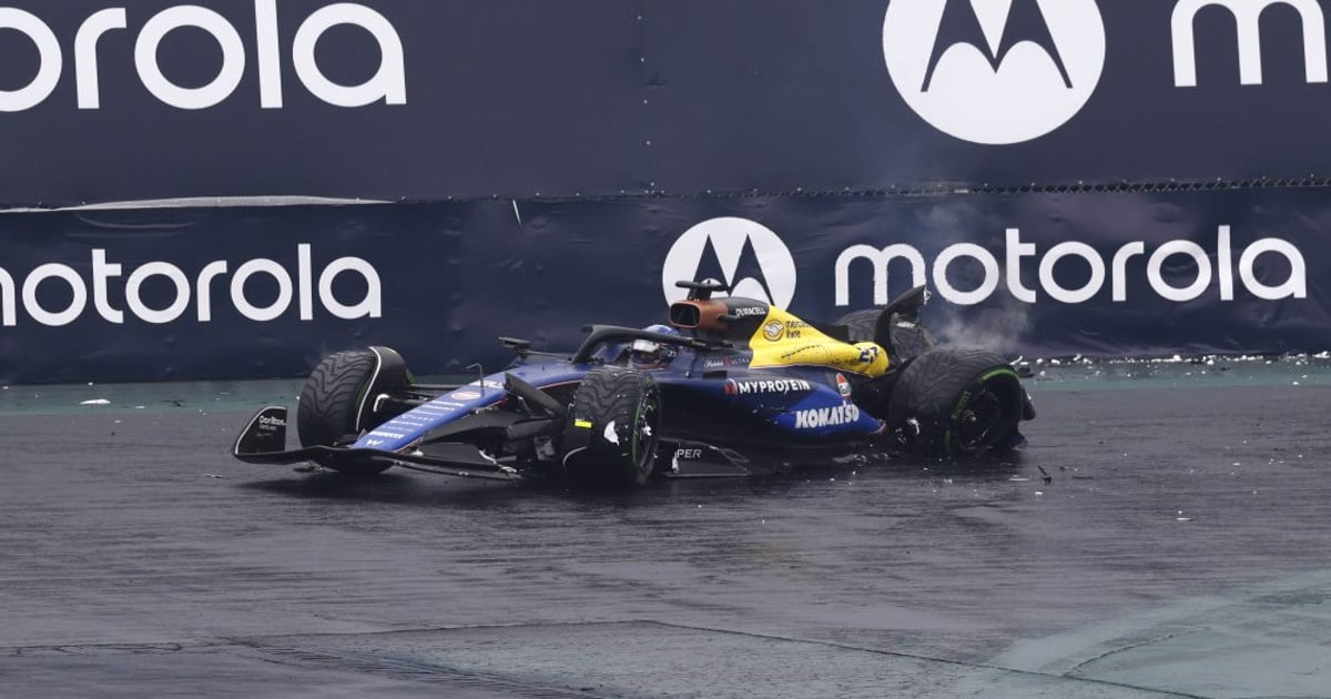 Albon out of Sao Paulo GP after qualifying crash | RACER