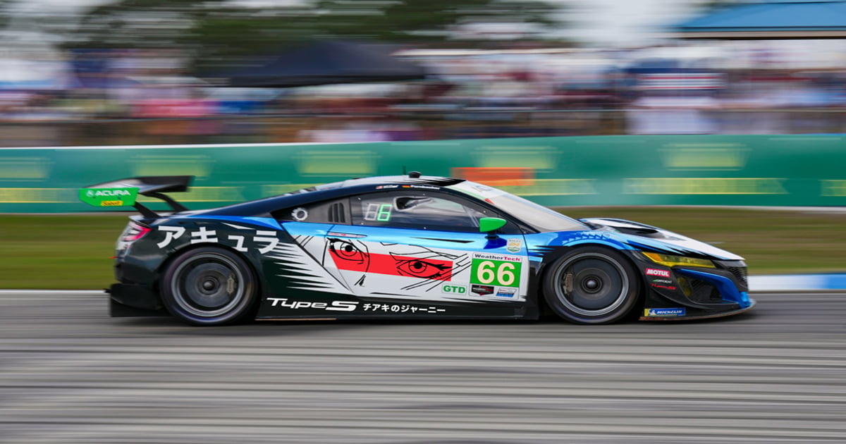 Gradient NSX promotes Acura-themed anime at Long Beach | RACER