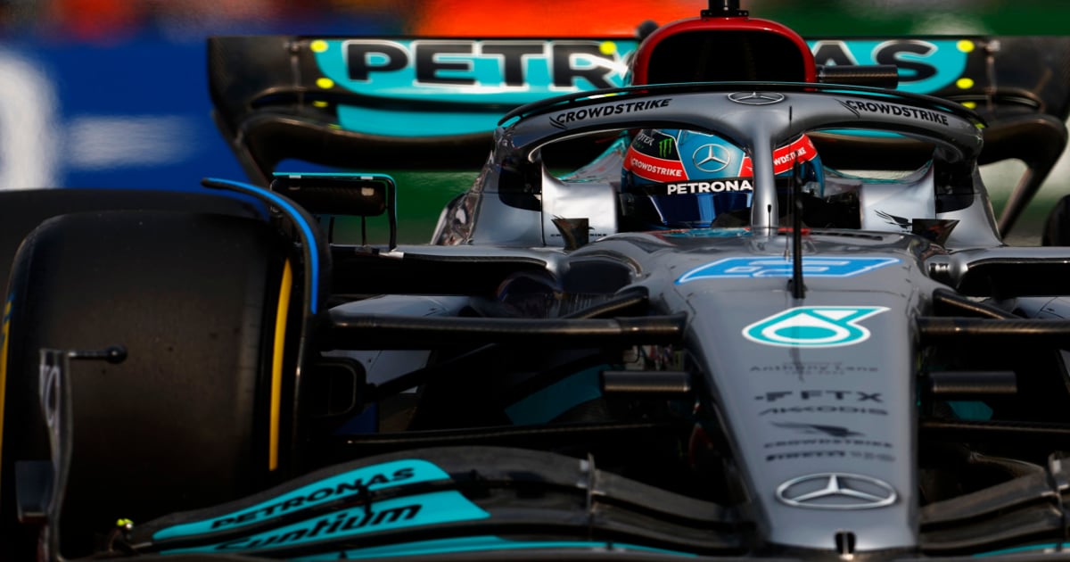 Russell tops second Mexico GP practice after Leclerc crash | RACER