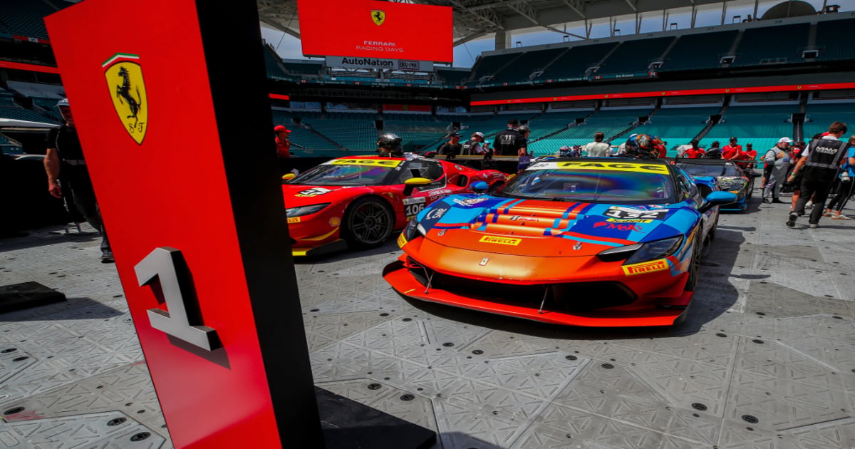 Four new winners enjoy Ferrari Challenge spotlight in Miami | RACER