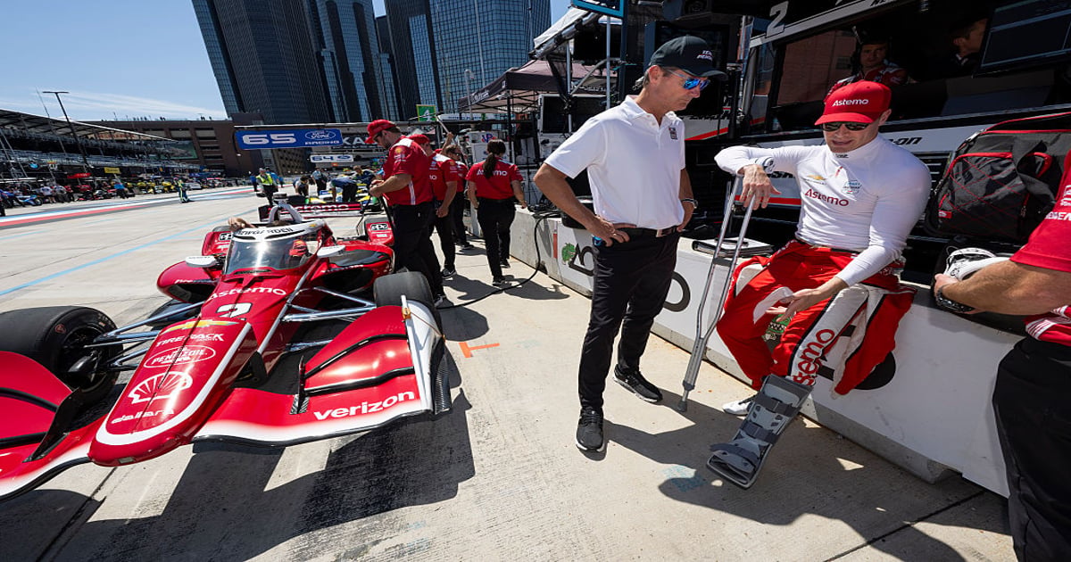 Injured Newgarden toughing it out on Detroit’s streets | RACER